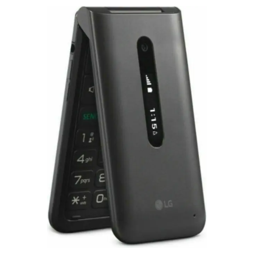 Brand New LG Classic Flip Wine 2 8GB Fully UNLOCKED LTE Flip Phone ...
