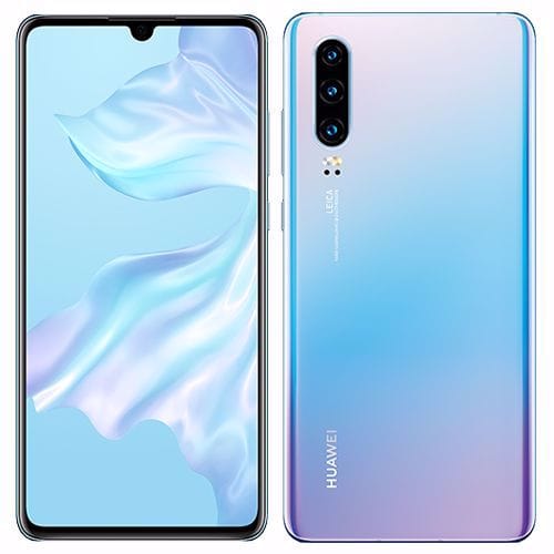 Huawei P30 Dual-SIM 128GB SmartCell-Phone (Unlocked, Crystal) ELE-L29 ...
