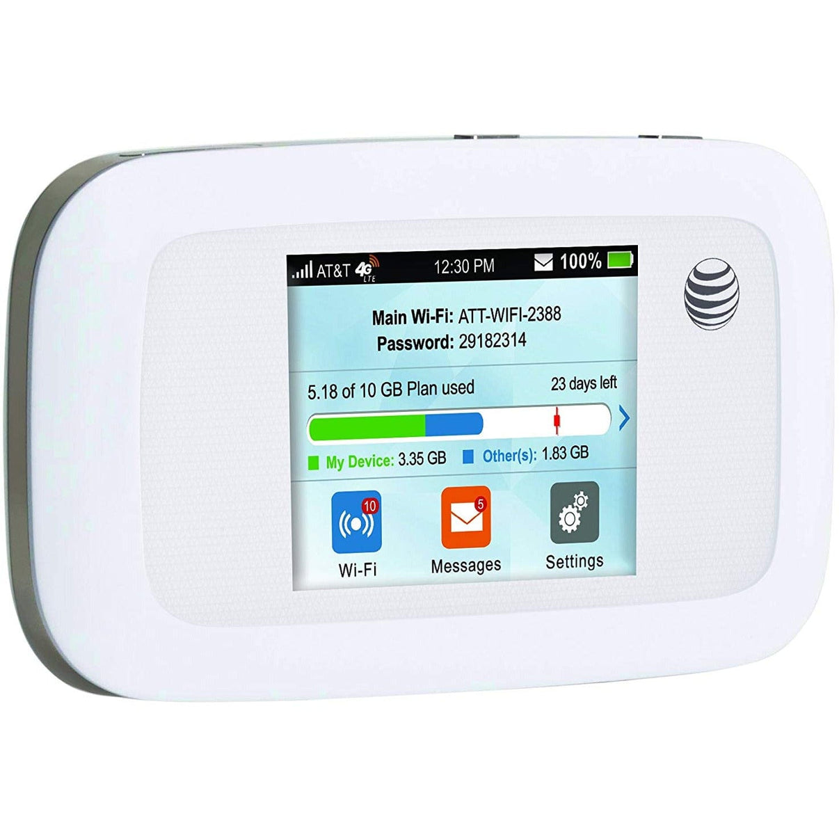 AT&T Velocity MF923 4G LTE Wireless Hotspot - White – cellification